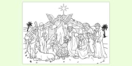 Collaborative Colouring Sheets - Christmas Resources