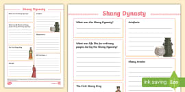 Shang Dynasty Quiz for Kids (teacher made) - Twinkl