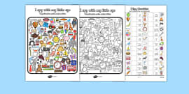 I Spy With My Little Eye Activity 3 (teacher made) - Twinkl