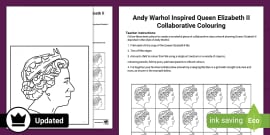 Andy Warhol Fact File Template,Andy Warhol - Twinkl