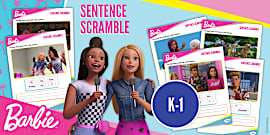 Barbie: Color by Multiplication Worksheets