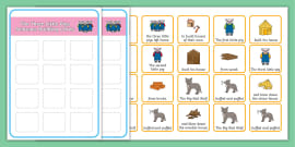 Colourful Semantics: Three Little Pigs | Twinkl - Twinkl