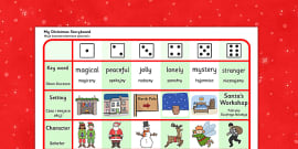 Christmas Story Starter Template | Christmas Story Ideas