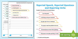 Reporting Clause | Definition & Examples - Twinkl