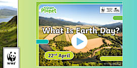 Earth Day Informational PowerPoint & Google Slides for K-2nd