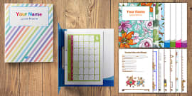 Grade 3 School Themed Editable Book Covers teacher Made Grade 3 School Themed Editable Book Covers teacher Made