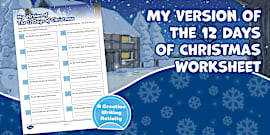 Christmas Tick List - Twinkl - KS1