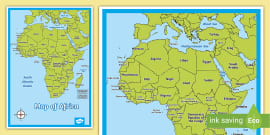 EYFS The Continent of Africa Fact Cards | Twinkl - Twinkl