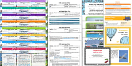 EYFS Transport Themed Lesson Plan and Enhancement Ideas