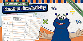 👉 Y1 Subtraction on a Number Line Word Problems Activity Sheet