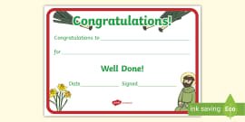 Eisteddfod Yr Urdd Certificate | Twinkl Resources | Wales