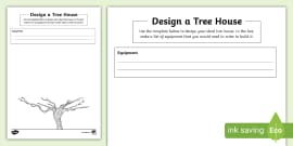 Design a Tree House (teacher made) - Twinkl