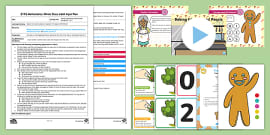 The Gingerbread Man Colour by Number Activity Sheets