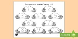 Apple Numbers 1-10 Tracing Activity (teacher made)