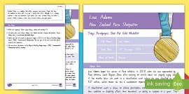 Sports Champion Fact File Worksheet (teacher made) - Twinkl