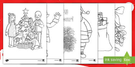 Hello December Colouring Page - Months - Twinkl - KS1