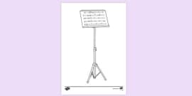 FREE! - Man on Debate Stand Colouring Sheet (Teacher-Made)