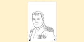 Napoleon Bonaparte | Twinkl Colouring Sheets Resources