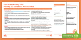 EYFS Maths Circles and Triangles Plan & Continuous Provision