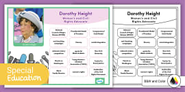 All About Augusta Savage Graphic Organizer for Older Learners