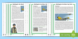 KS2 The Battle of Dunkirk Differentiated Reading Comprehension Activity
