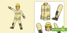 Can You Build a Fire Engine? Cutting Skills Activity