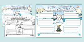 Arctic Habitat Jigsaw Activity, Arctic Habitat Puzzle