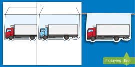 FREE! - Lorry Colour by Number Pages (teacher made) - Twinkl