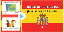 All About Spain PowerPoint - Information about Spain