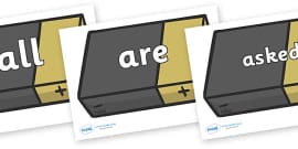 Tricky Words on Icicles (teacher made) - Twinkl