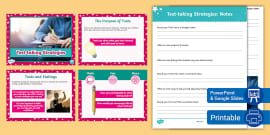 Test-taking Tips Poster (teacher made) - Twinkl