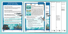 World Oceans Day Activity Worksheet - Twinkl Puzzled - kids