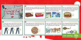 Boxing Day Bingo worksheet | All ages (teacher made)