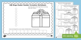 FREE! - Unicorn Bingo Dauber Number Formation Worksheets|Twinkl Math