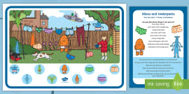 Word Mat Images to Support Teaching on Aliens Love Underpants