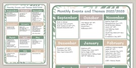 Botanical-Themed-Desk-Mat Desk Mat (teacher made) - Twinkl