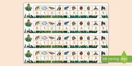 Jungle & Rainforest Number Line (0-20) (Teacher-Made)