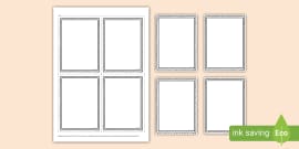 Blank Squares Cut-Outs (teacher made) - Twinkl