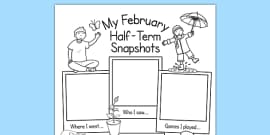 Holiday Report Writing Frames (teacher made)