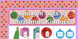 Christmas Wellbeing: 10 Days of Kindness PowerPoint - Twinkl