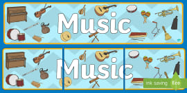 FREE! - Musical Notes Display Posters - Music, note, music area, quaver