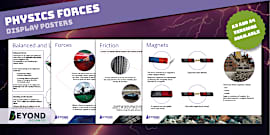 Types of Forces Display Posters