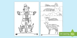 Farmers Colouring Page (Hecho por educadores) - Twinkl