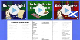 Burns Night Assembly Pack - Teacher-Made Resource - Twinkl