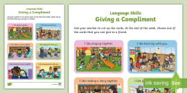 Giving Compliments Poster