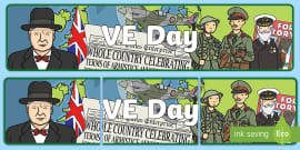 VE Day Word Mat
