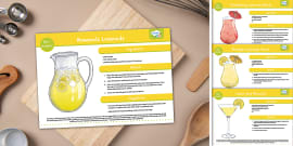 How to Make Lemonade Worksheet (Teacher-Made) - Twinkl