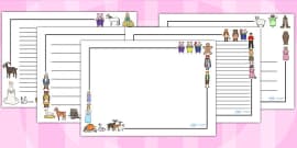 Fairy Tale Writing Paper printable - Primary Resources