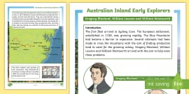 Australian Explorers Timeline | Primary History Resources