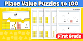 First Grade Place Value Centers Pack